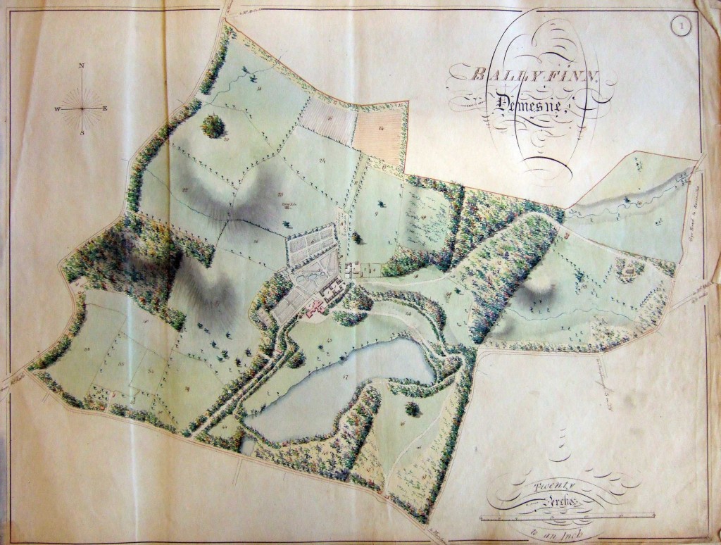 A map of Ballyfin demesne 200 years ago – History Ireland