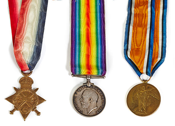 BRITISH ARMY FIRST WORLD WAR CAMPAIGN MEDALS – History Ireland